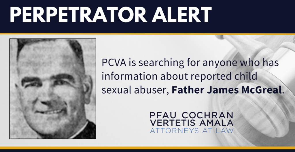 Father James McGreal • Pfau Cochran Vertetis Amala PLLC